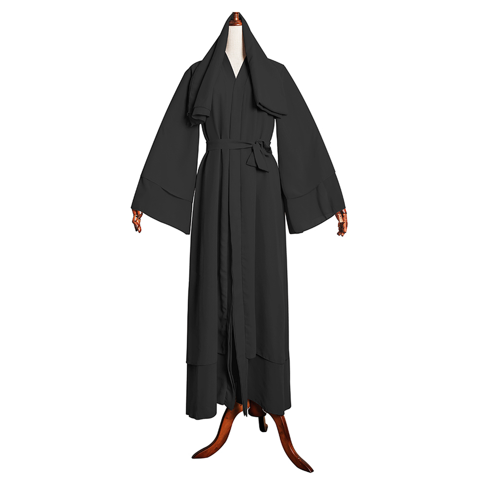 Hijab Outfits | Open Robe Chiffon Abaya Dubai Hijab Dress – TGC FASHION